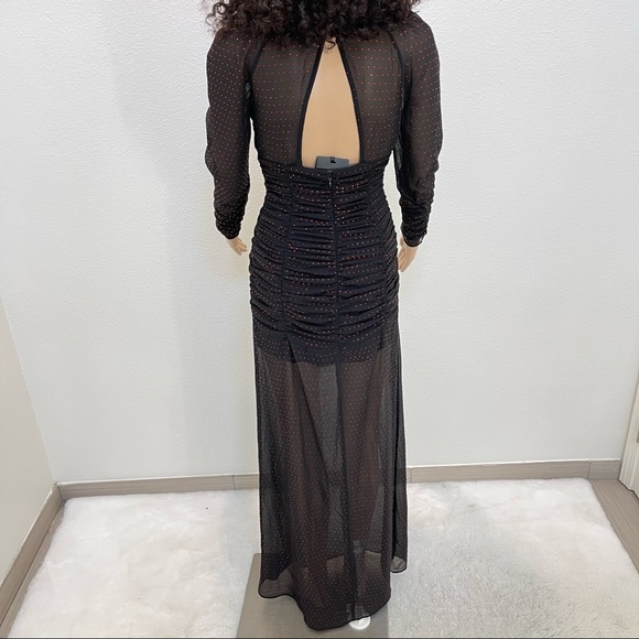 REVOLVE | Dresses | Dundas X Revolve Stardust Maxi Dress In Black And ...